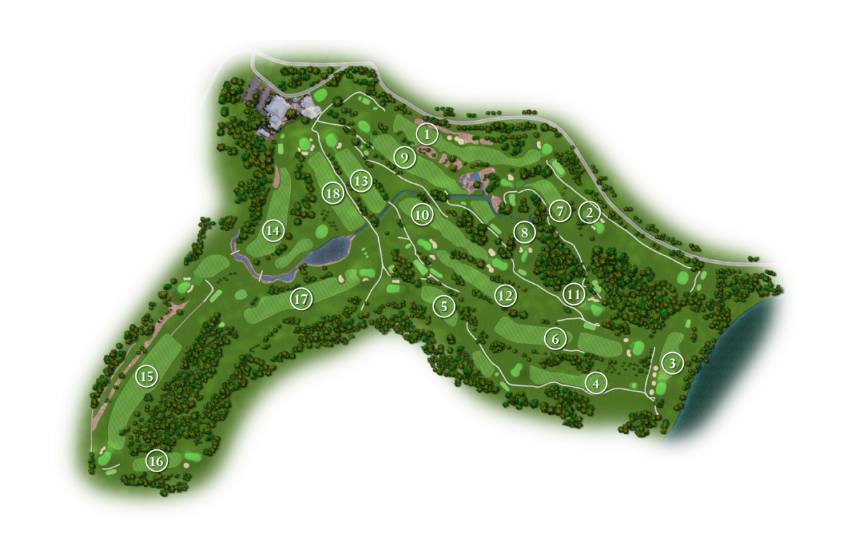 St Lucia Golf Links Course Map Scorecard - Hillstone St Lucia
